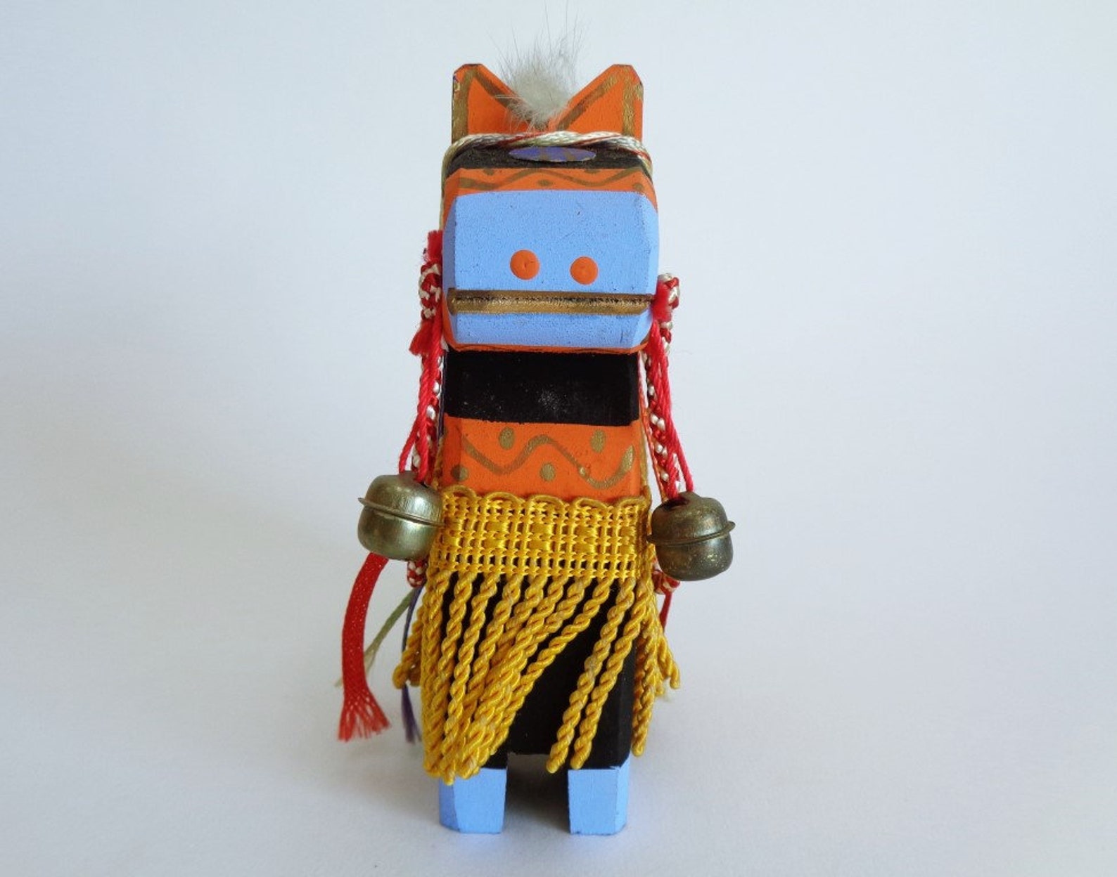 A6252 Chagu-chagu Umako Horse Wooden Statuette Okimono - Etsy