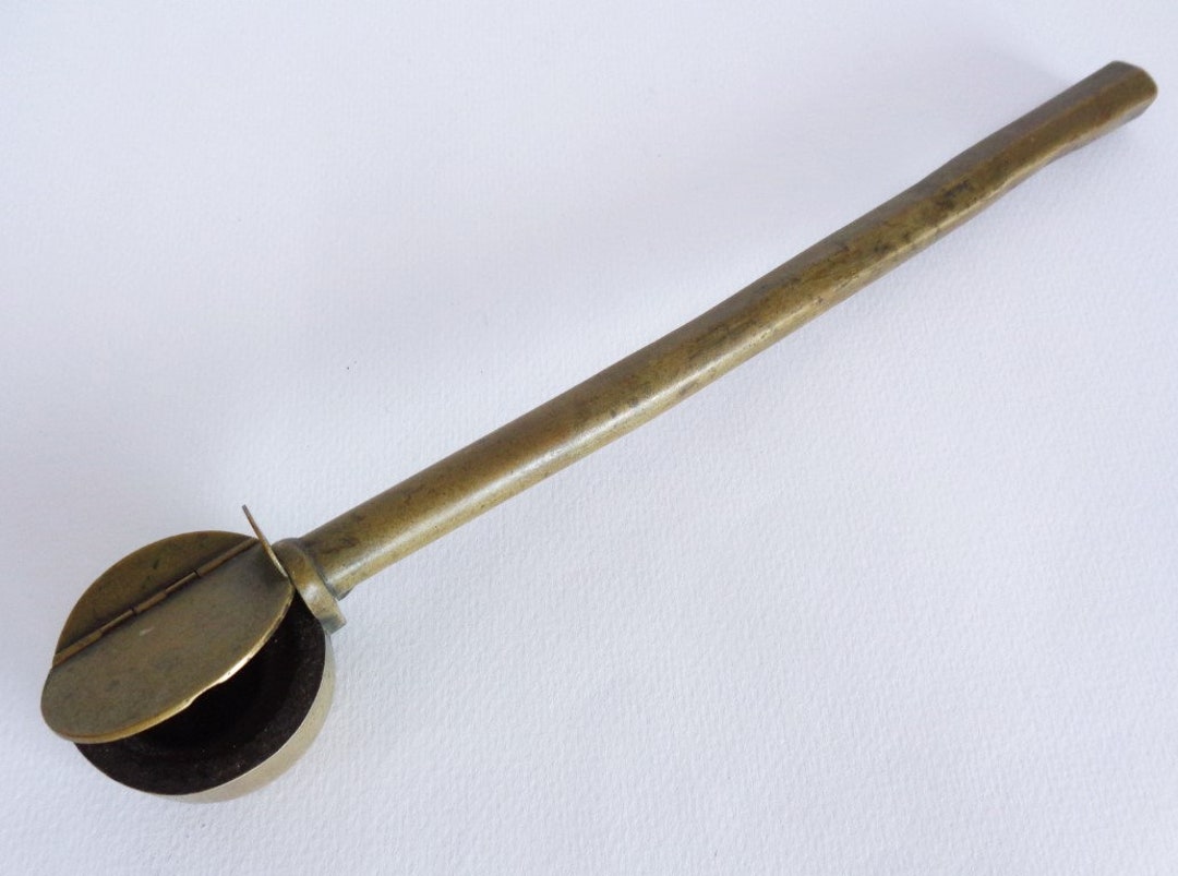 A6606 Antique Yatate Japanese Portable Writing Set,old Japanese Bronze ...