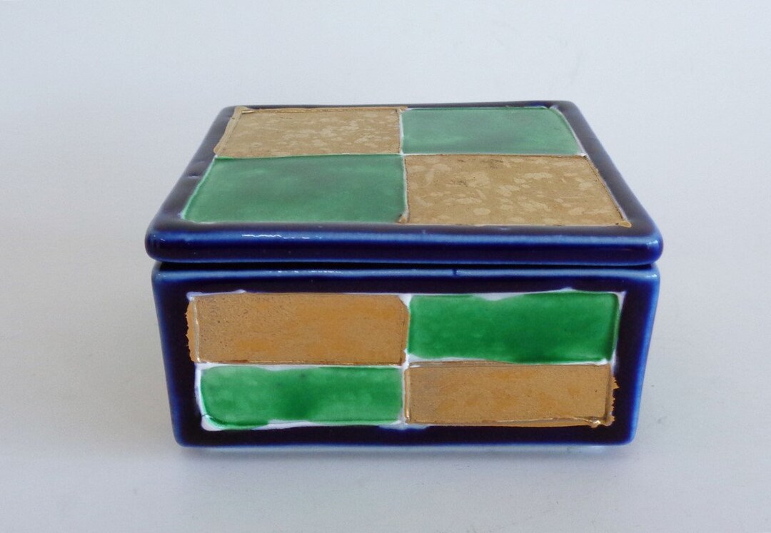 Small Ceramic Box FOR TEA CEREMONY ,japanese Studio Porcelain,hand Made ...