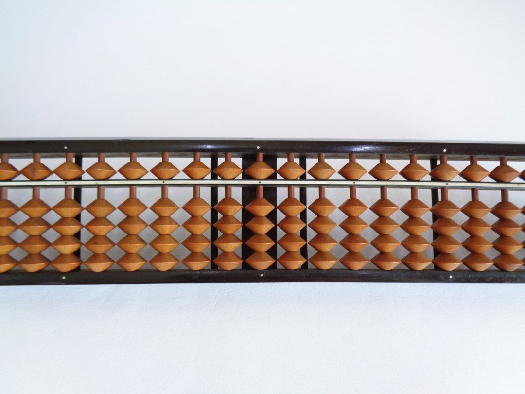 Japanese Soroban Abacus, Vintage Wooden-bamboo Superb Quality Abacus # ...