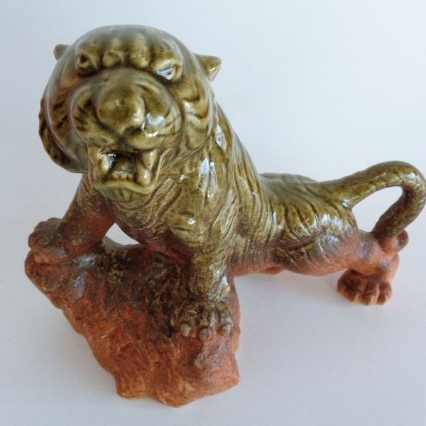 Japanese Tiger Statue - Etsy