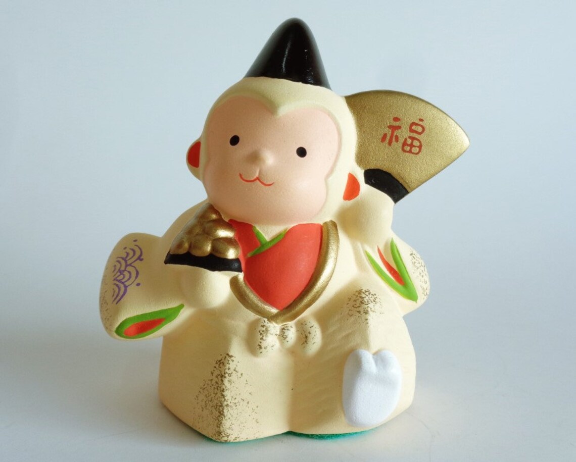 A135 Monkey Clay Figuremonkey Ornamentmonkey Sculpture | Etsy