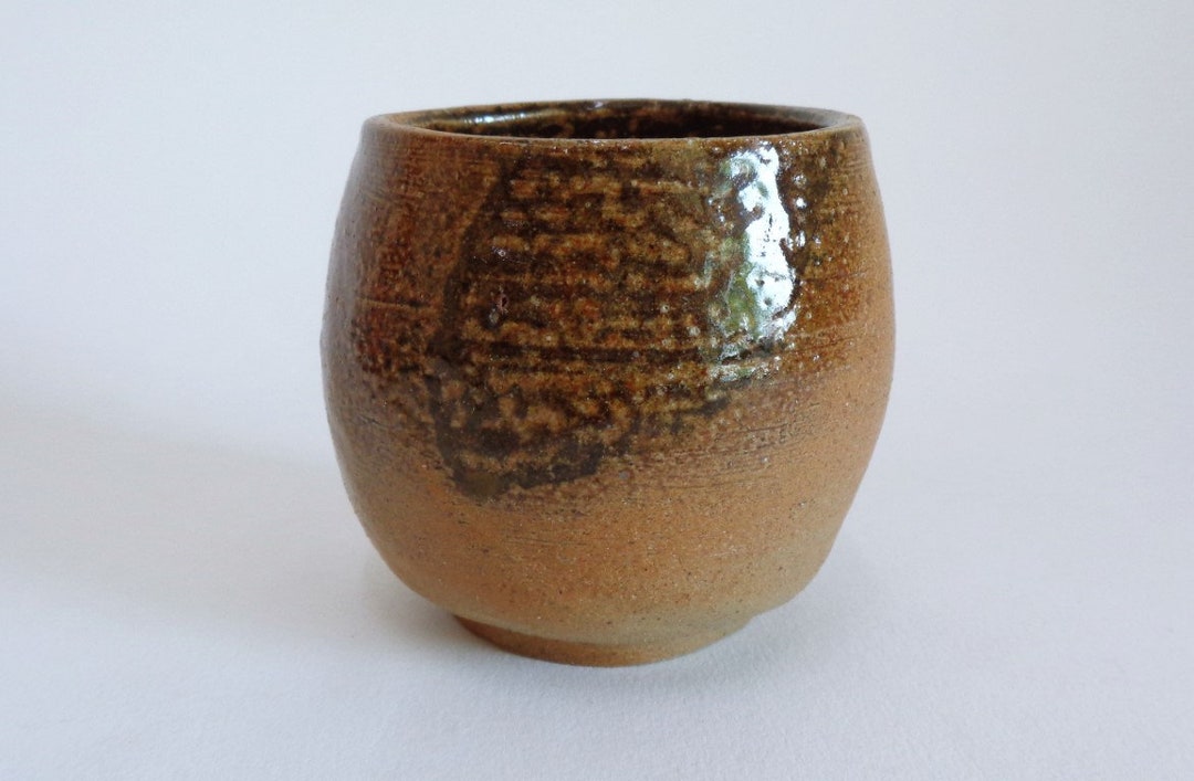 Handcrafted Teacup, Japanese Art Wood-fired Pottery Tea Cup Chawan ...