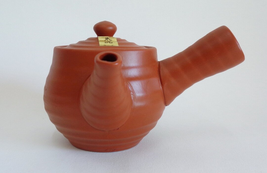 Classic Kyusu Teapot, Japanese Red Clay Hand Made Teapot #A4168 - Etsy