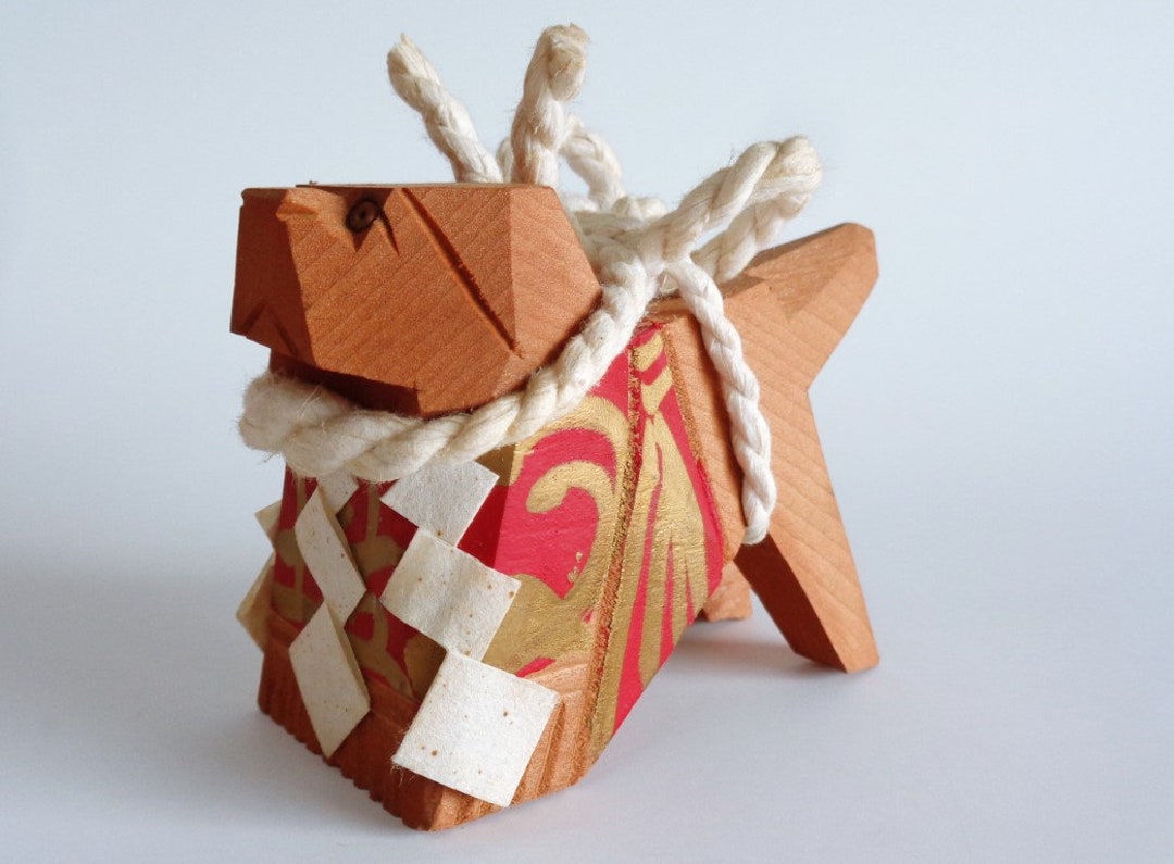 Japanese Mastiff Tosa Inu Nara Ittobori Doll Japanese Hand Carved ...
