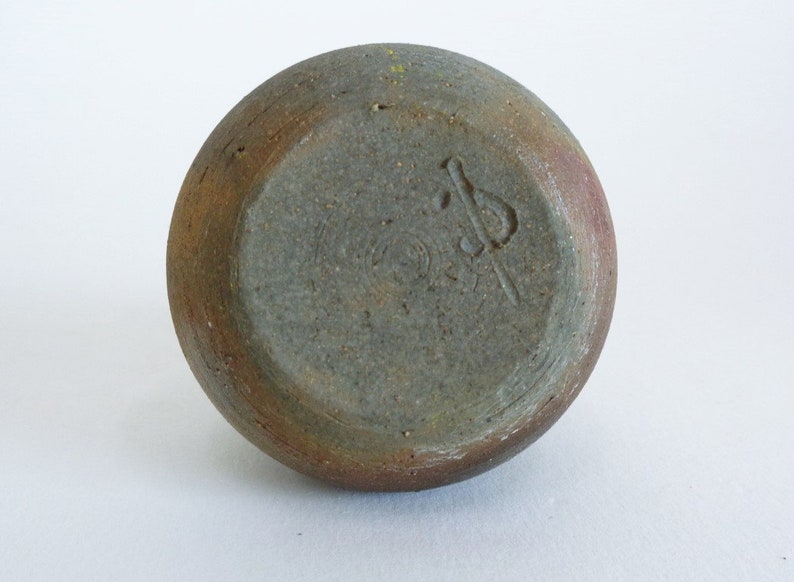 Bizen Miniature Bottle-vase, Japanese Bizen-yaki Artistic Wood Fired ...