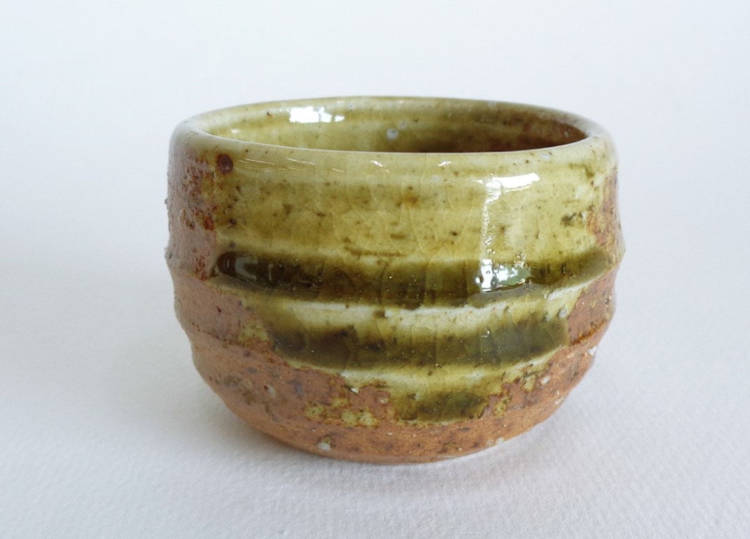 Guinomi Sake Cup ,japanese Shigaraki-yaki Artistic Stoneware Hand Made ...