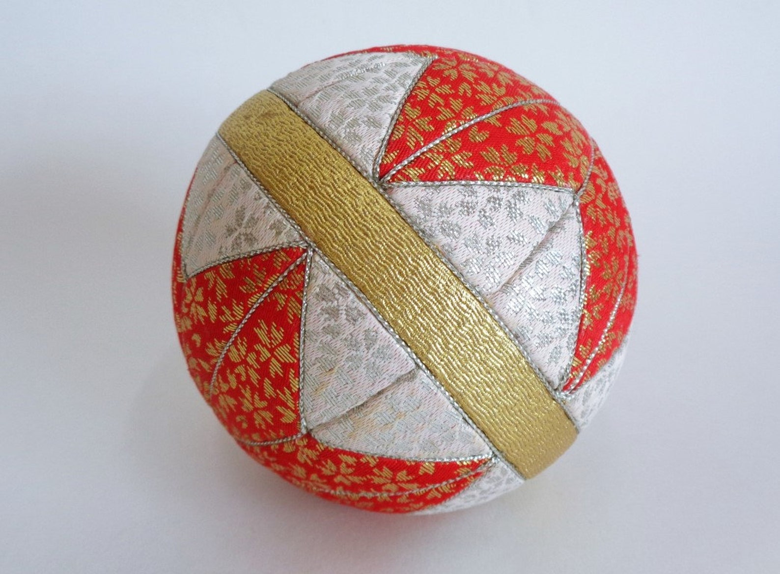 Kimekomi Ball Tucked Fabric Ornament ,japanese Folk Art Craft #A6324 - Etsy