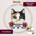 Calico Cat Cross Stitch Pattern. 4 Different Patterns Included. (PDF ...