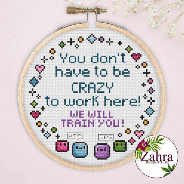 Funny Cross Stitch Pattern - Etsy