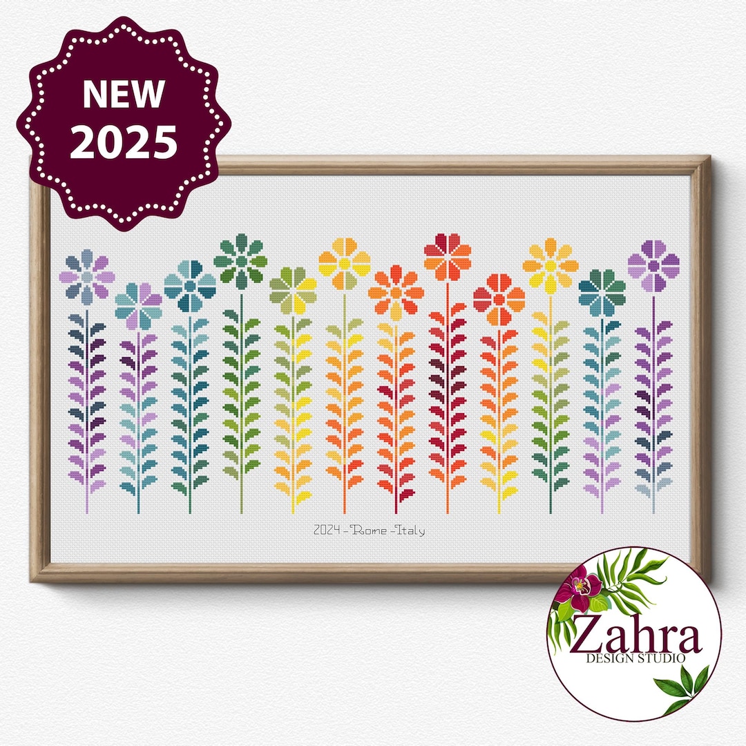 The Garden Temperature Cross Stitch Pattern! Temperature Cross Stitch ...