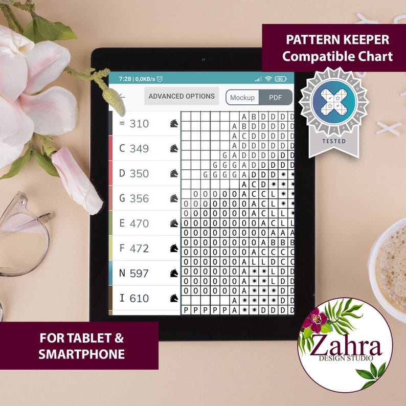 Mandala Cross Stitch Pattern – Modern Boho Rainbow Embroidery Design ...