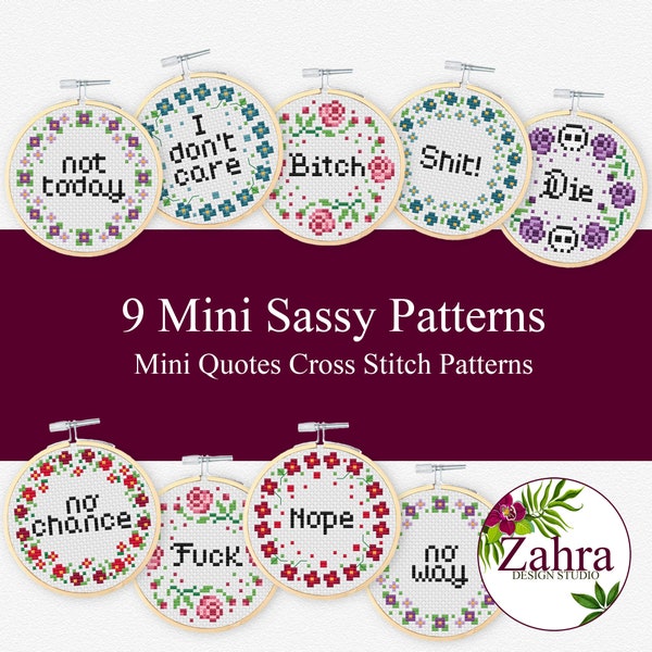 Sassy Cross Stitch - Etsy