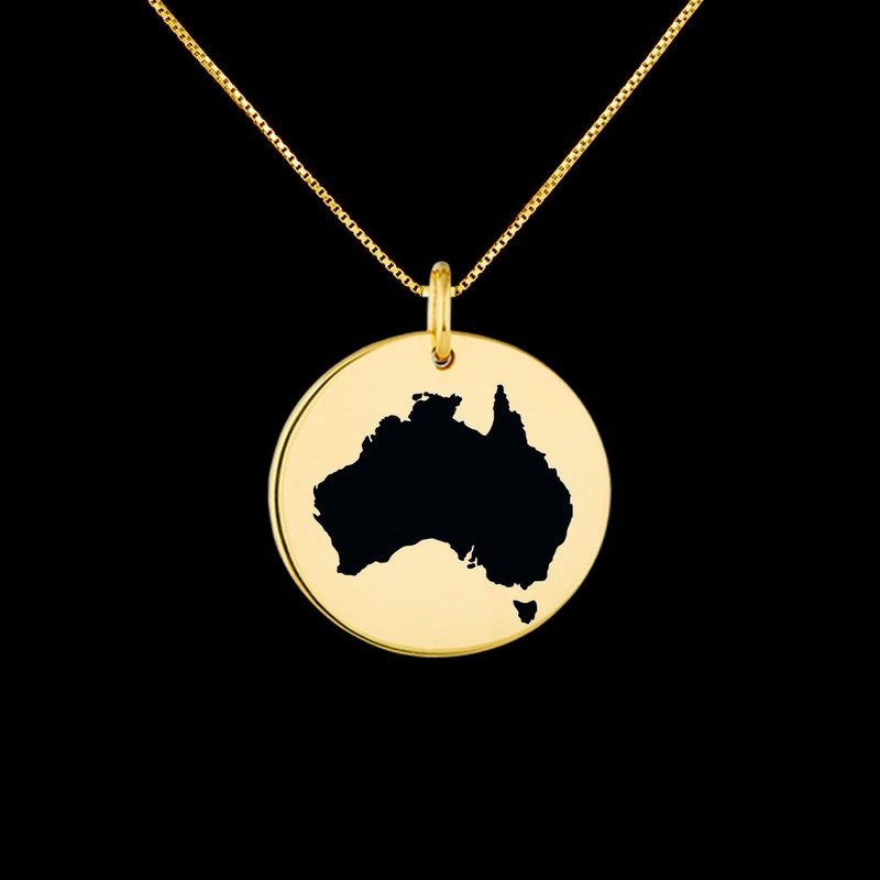 Australia Map Charm - Etsy