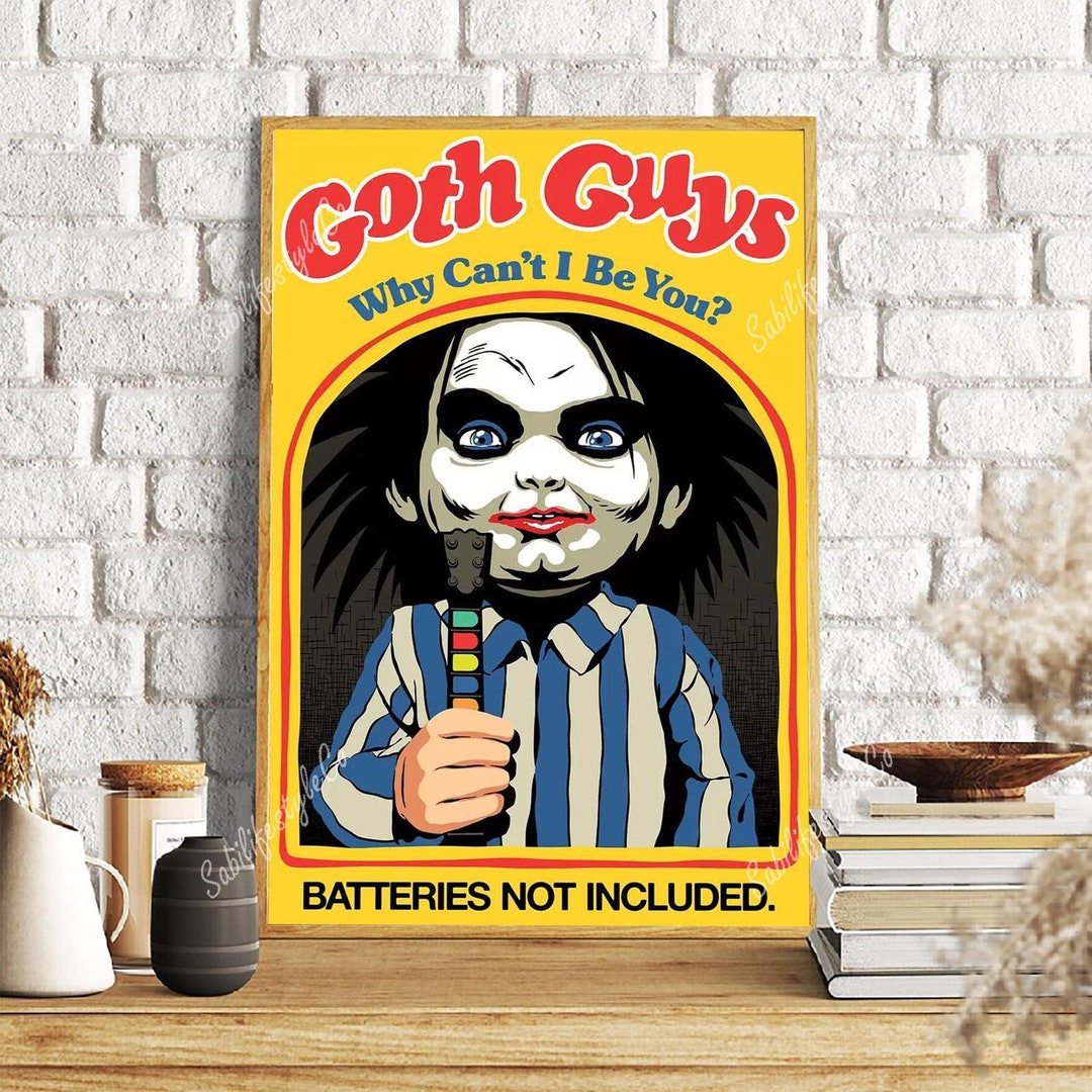 Goth Guys Horror Movie Poster Halloween Gift - Etsy