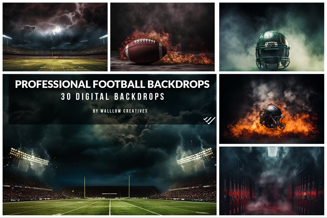 Football Digital Backdrop, Professional Football Backgrounds, Football ...
