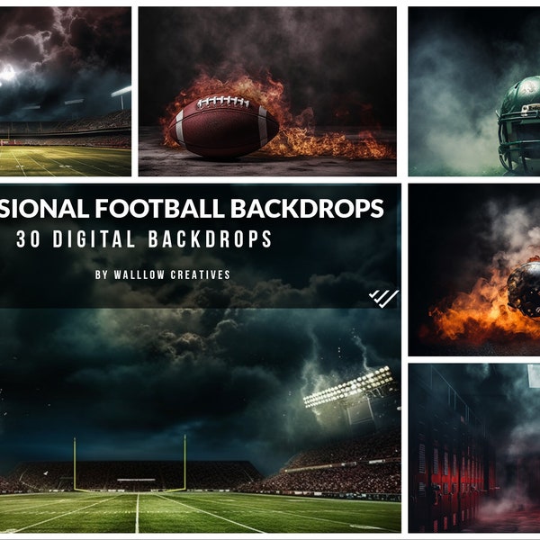 Football Professional Backdrop - Etsy