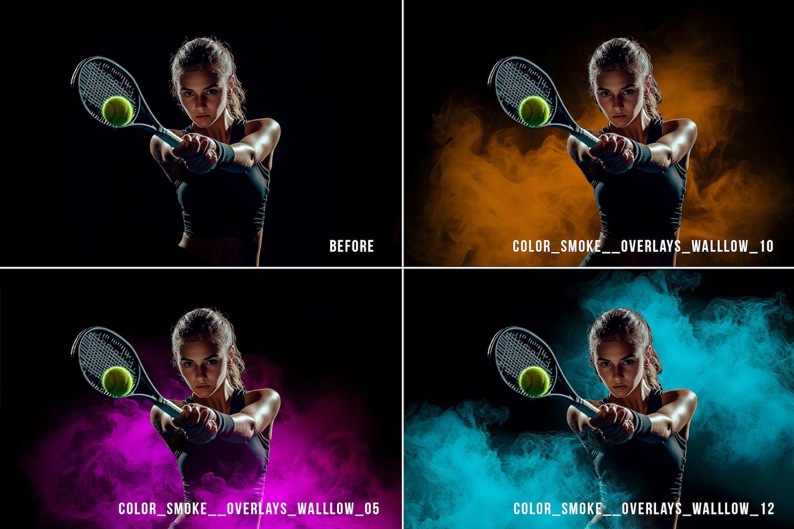 Colored Smoke Photo Overlays, Color Smoke Transparent PNG Photoshop ...