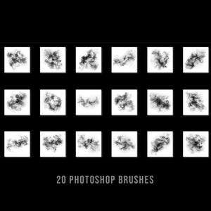 Smoke Effect Photoshop Brushes | Realistic High-resolution ABR Pack for ...