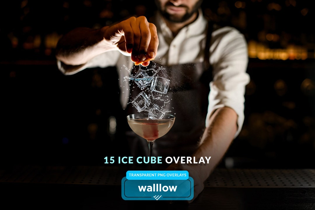 Ice Cube Png Transparent Overlay, Realistic Ice Cube Photoshop Overlays ...