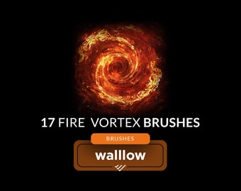 16 Fire Brushes for Photo Editing Realistic Fire Photoshop Brushes ...