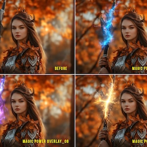 Magic Power Light Photo Overlays | Mystic Energy Light Effects for ...