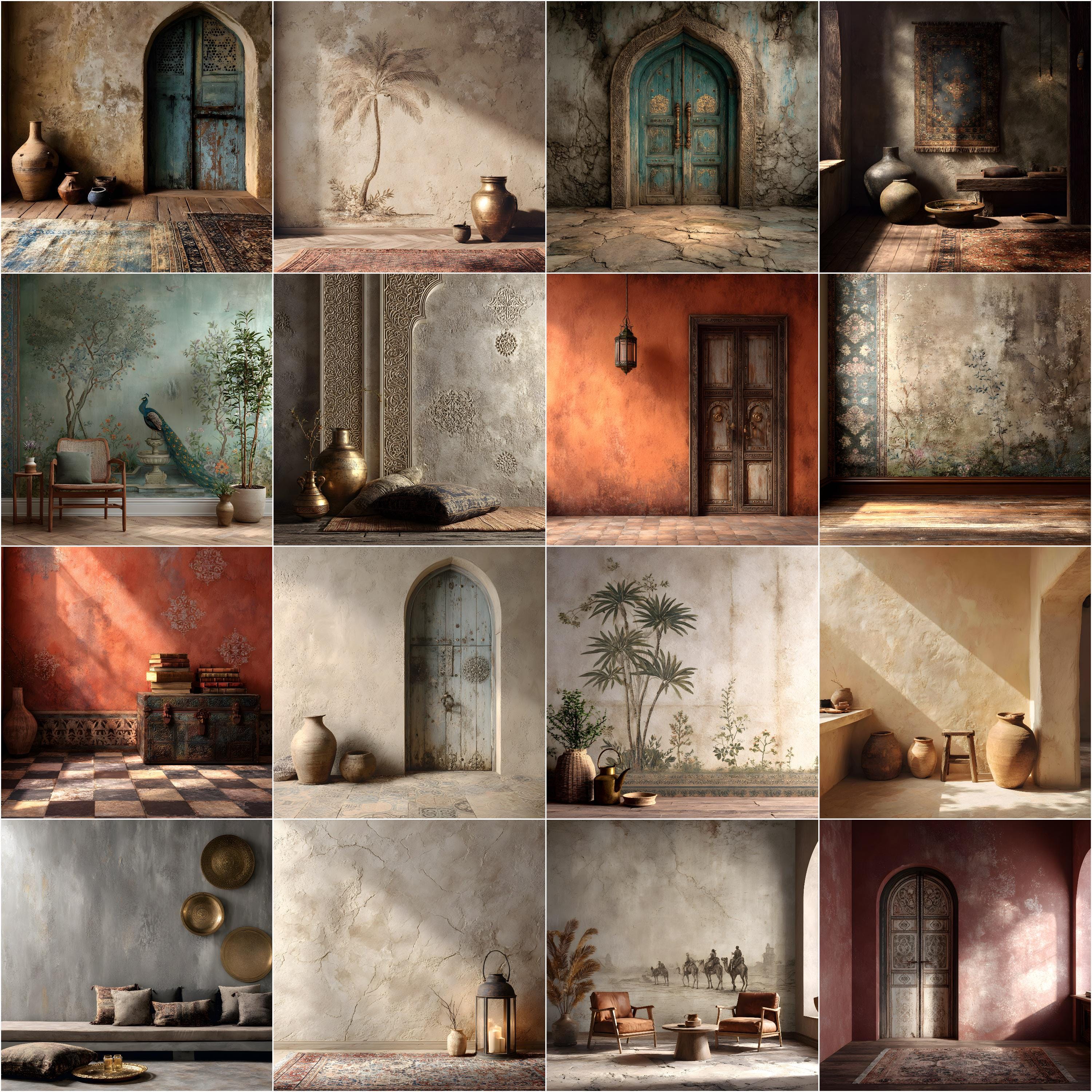 Old Master Studio Backgrounds, Persian & Arabic Ethnic Fine Art ...