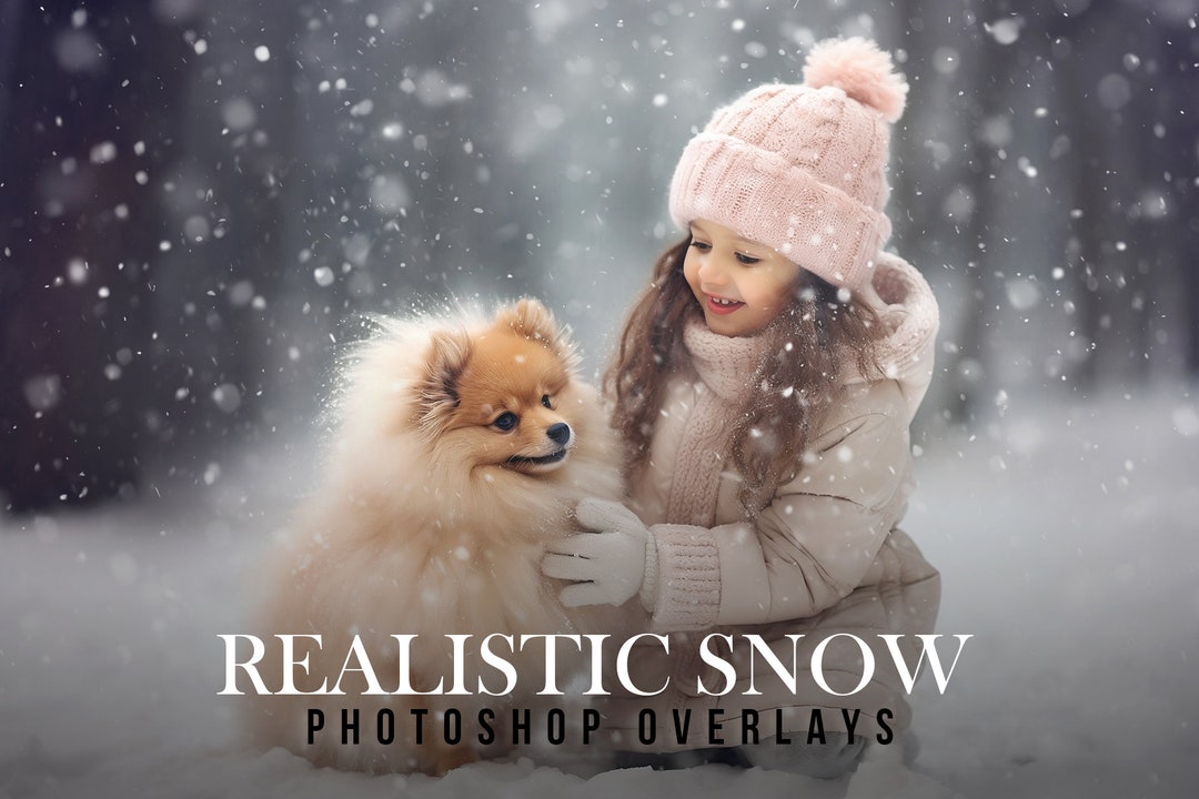 Realistic Snow Overlay PNG, Falling Snow Overlay, Snow Filter Overlays ...