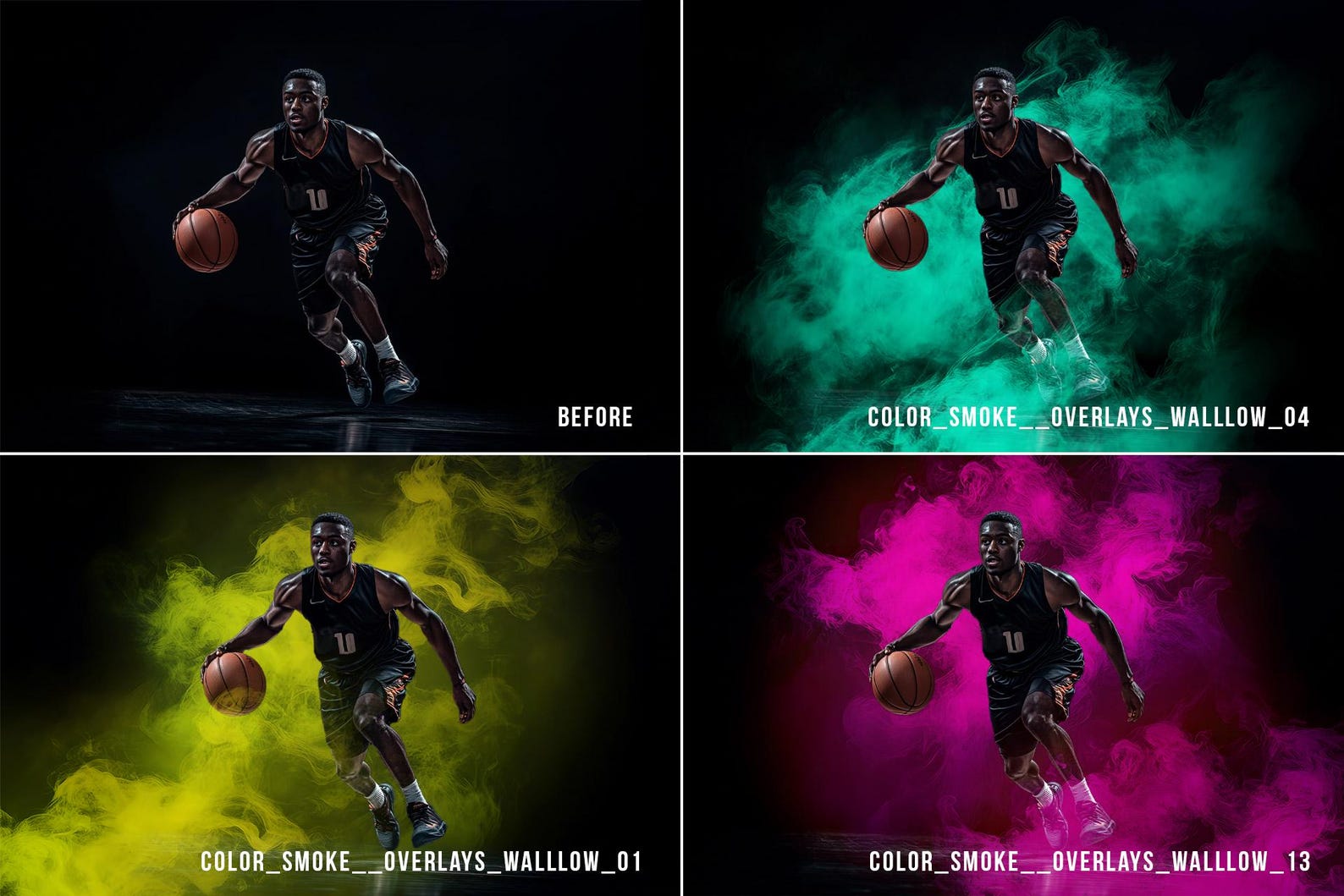 Colored Smoke Photo Overlays, Color Smoke Transparent PNG Photoshop ...