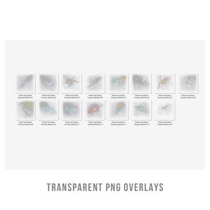 Galaxy and Planet Overlays Night Sky Transparent PNG Overlay Starlight ...