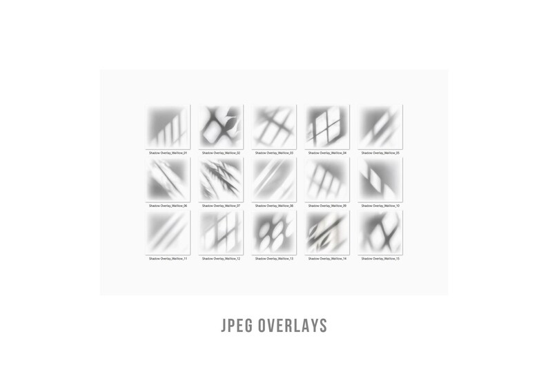 Soft Window Light Shadow Overlays - Realistic Photography & Digital ...