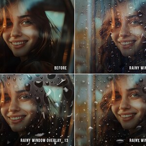 Raindrops on the Window Photo Overlays Window Raindrops Transparent PNG ...