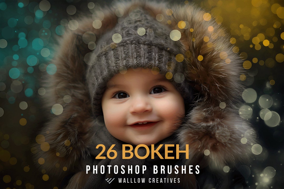 26 Bokeh Photoshop Brushes Realistic Bokeh Brushes DOWNLOAD - Etsy