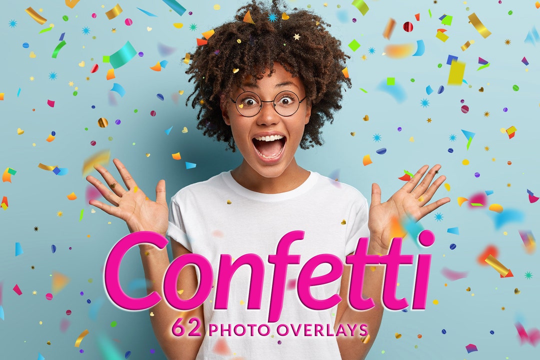 Confetti Overlays Color Confetti Overlay Photoshop Blowing Confetti ...