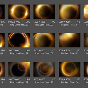 Buy Ring Lens Flare Overlays, Rainbow Lens Flare, Photoshop Overlay ...