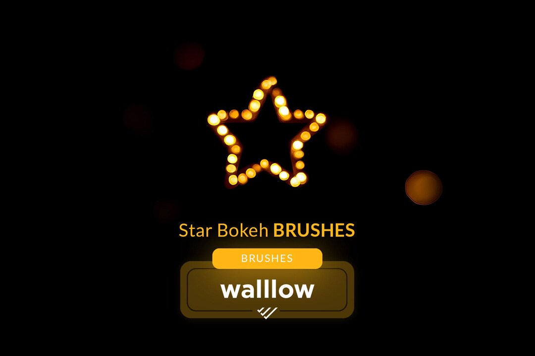 Star Bokeh Photoshop Brushes, Christmas Lights Bokeh Photo Effects ...