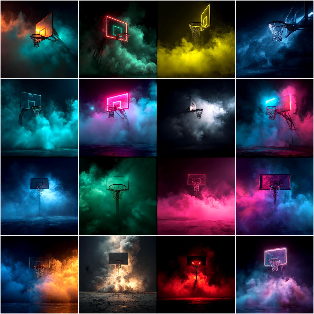 60 Basketball Digital Backdrops for Sports Photography[for Professional ...