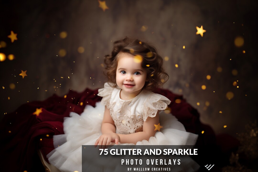 75 Glitter Photoshop Overlay Sparkle Overlay Glitter Dust Glitter Bokeh ...