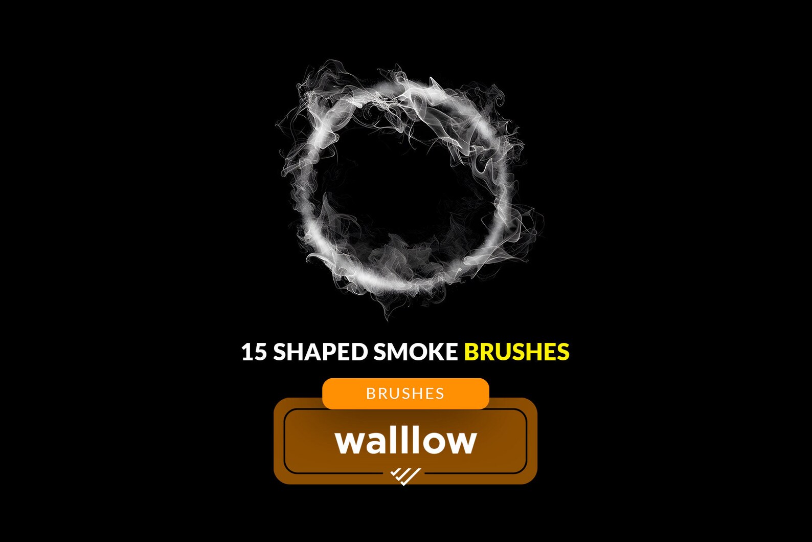 Smoke Photoshop Brushes : Creative Shapes Made of Smoke, Heart Shape ...