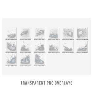 Snow Fog Transparent PNG Photo Overlays, Realistic Falling Snow PNG ...