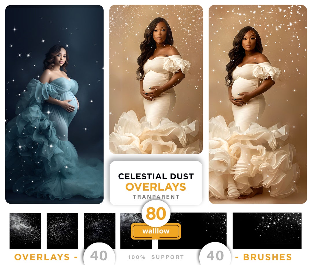 CELESTIAL DUST BUNDLE Overlays, Magical Celestial Dust Photoshop ...