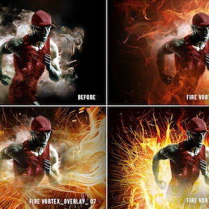 Fire Vortex Transparent PNG Photoshop Overlays Realistic Fire and ...