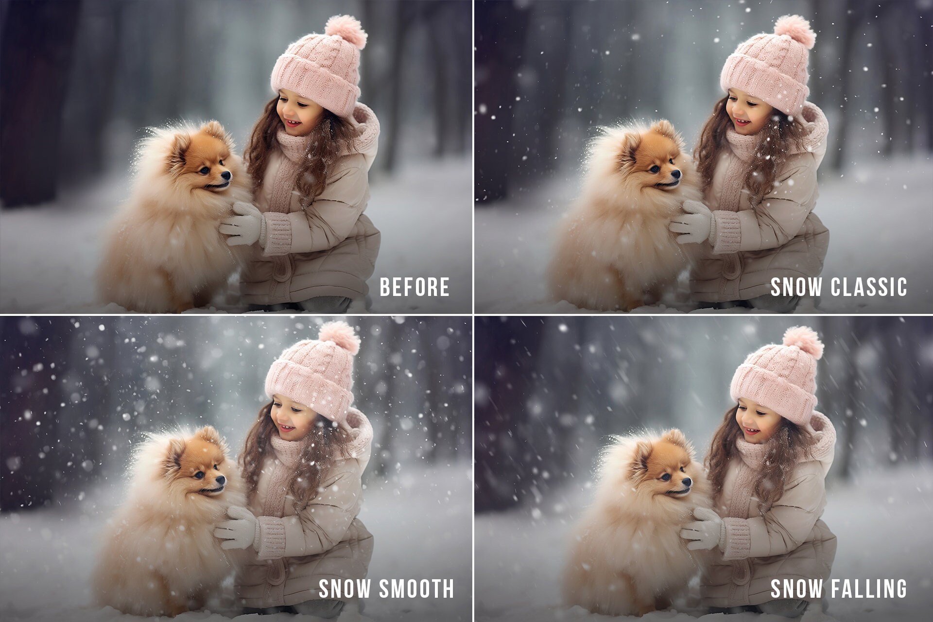 Realistic Snow Overlay PNG, Falling Snow Overlay, Snow Filter Overlays ...