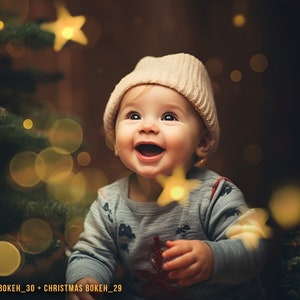 Christmas Star Bokeh Overlay, Bokeh Overlays, Sparkle Overlay, Glitter ...