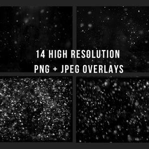 Realistic Snow Overlay PNG, Falling Snow Overlay, Snow Filter Overlays ...