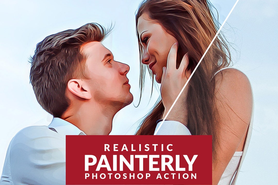 Realistic Painterly Photoshop Action Transform Photos Into Digital ...