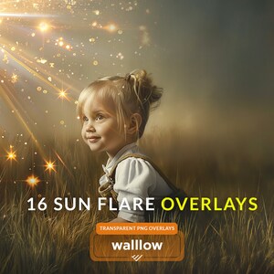 Magical Sunlight Transparent PNG Overlays Photoshop Sun Overlays ...