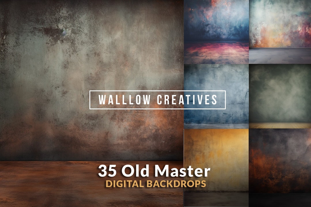 Old Masters Studio Photography Backdrop, Backdrop Wall, Maternity Digital Backdrop, Digital ...