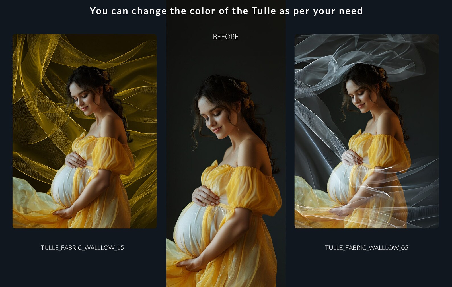 Tulle Veil Transparent PNG Photoshop Overlays Digital Flying Tulle Veil ...