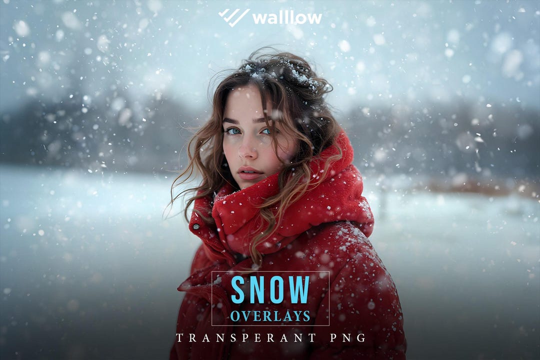 High Quality Realistic Snow Overlay PNG, Falling Snow Overlay, Snow ...